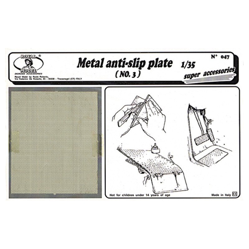 Metal anti - slip plate n.3 (1/35)