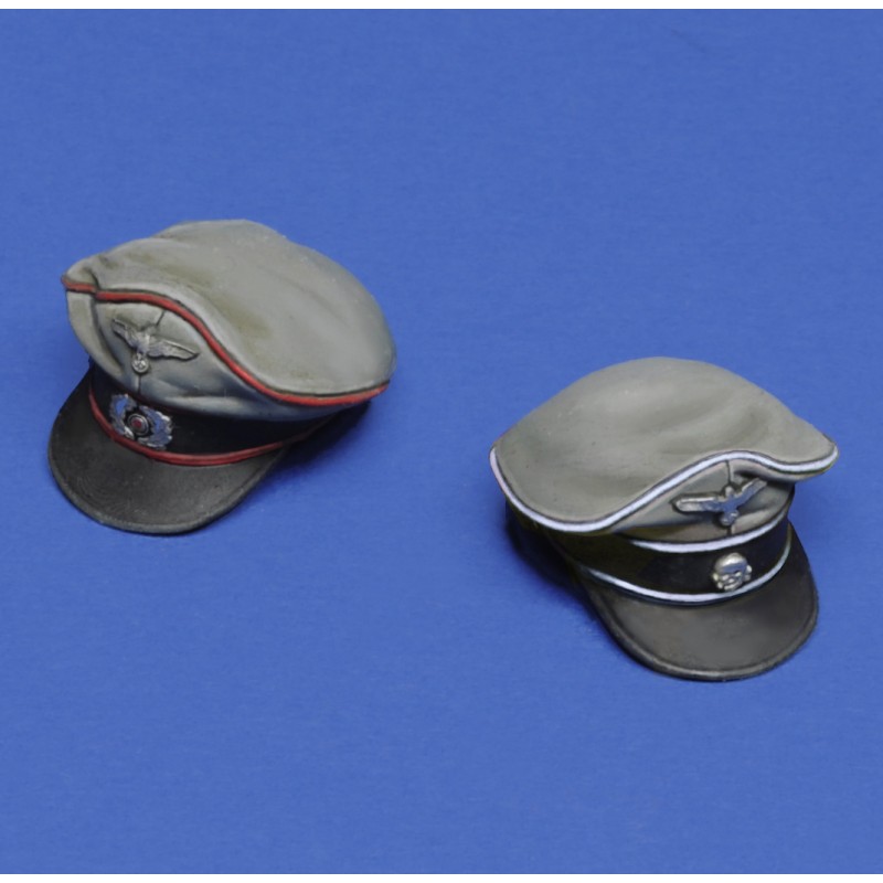 German tankers caps - WWII (1/16 scale) 3D printed