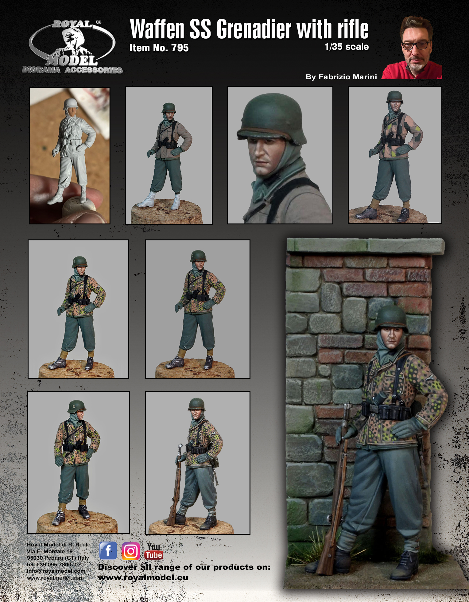 US tanker with Thompson sub machine gun - WWII (1/35)